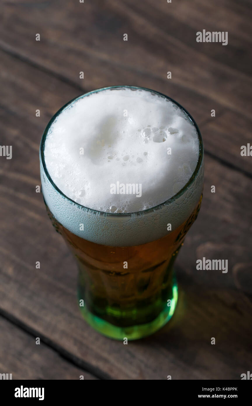 Beer from above foam hi-res stock photography and images - Alamy