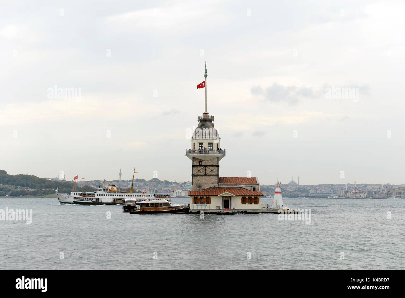 The Leander Tower, Istanbul Stock Photo - Alamy
