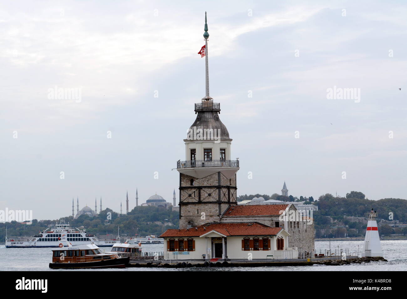 The Leander Tower, Istanbul Stock Photo - Alamy