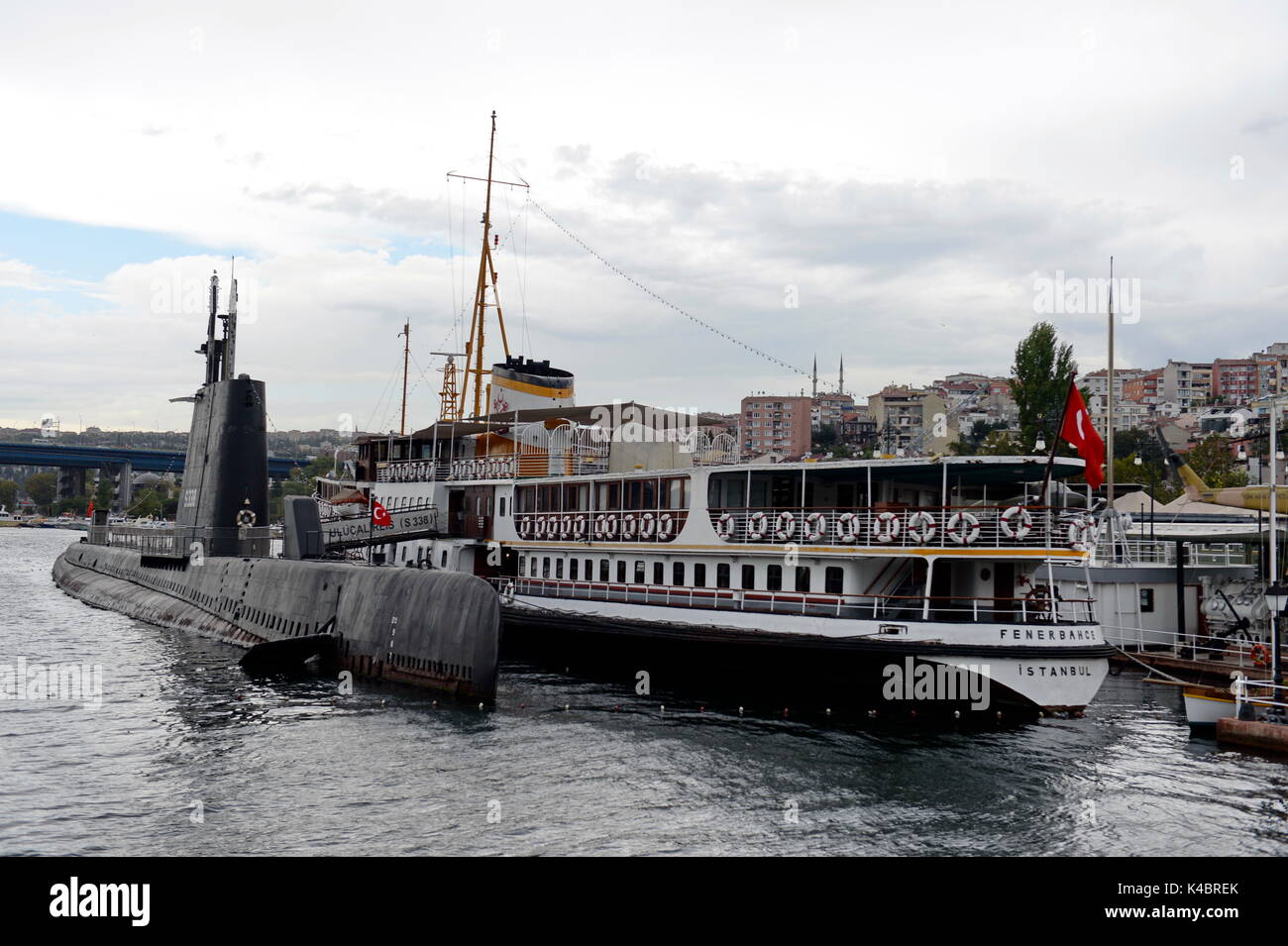 Industrial Museum Rahmi M Koc In Istanbul, Golden Horn Stock Photo - Alamy