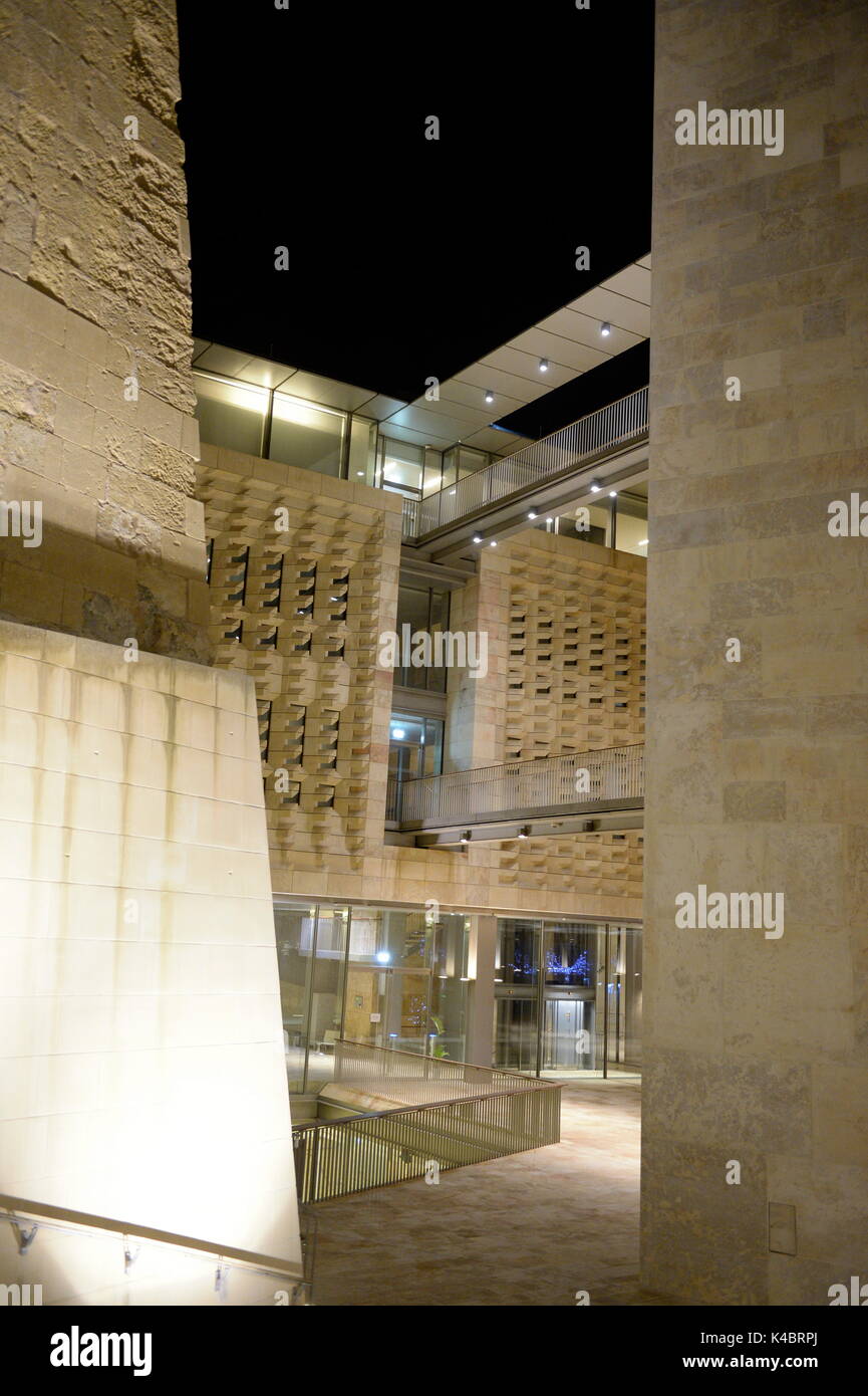 Parliament Building In Valletta, Malta Stock Photo - Alamy