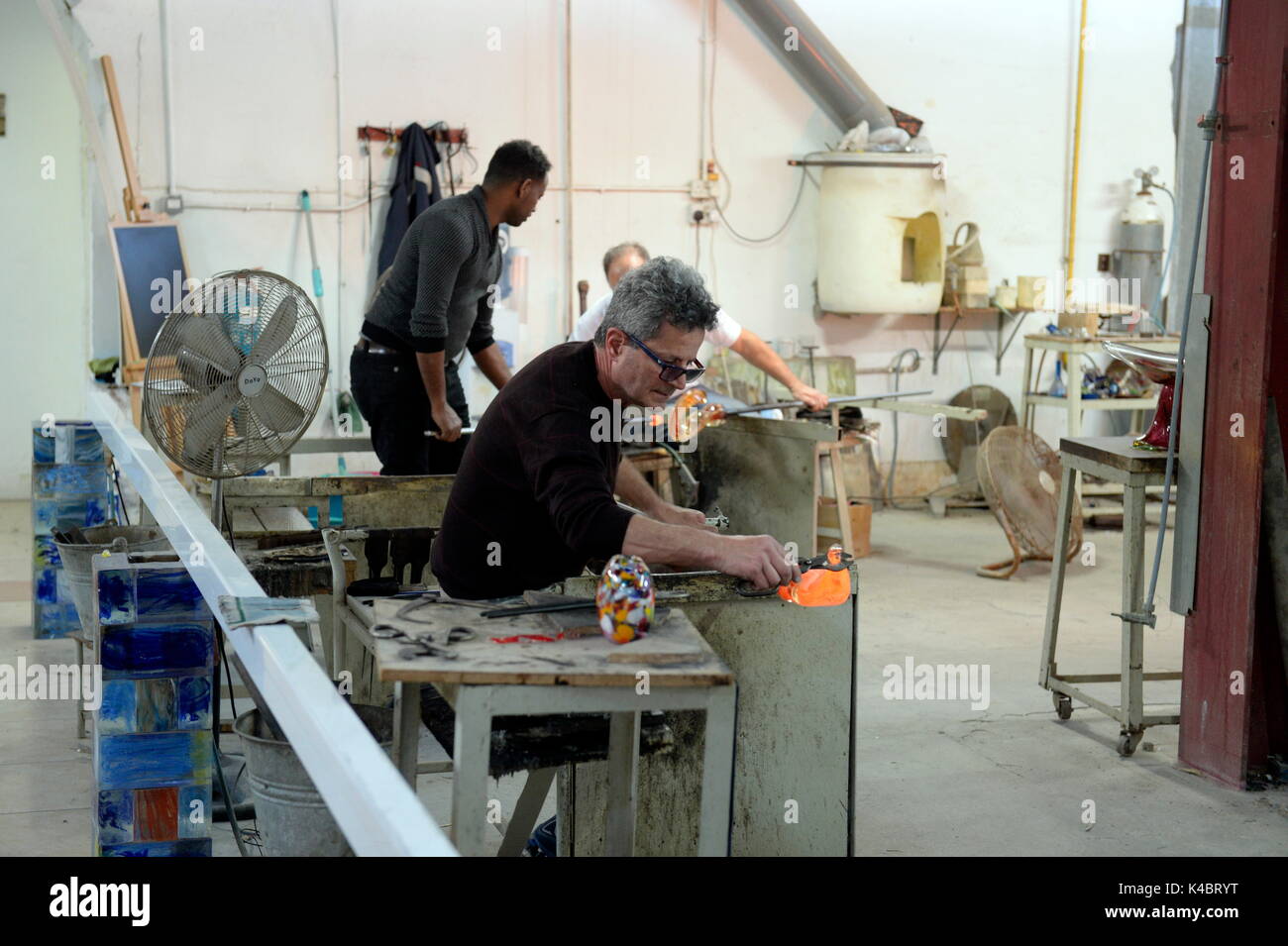 Artisan On The Old Royal Air Force Base From The Second World War ...