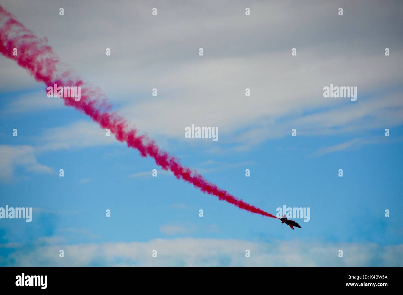Red Arrows Display Team Stock Photo - Alamy