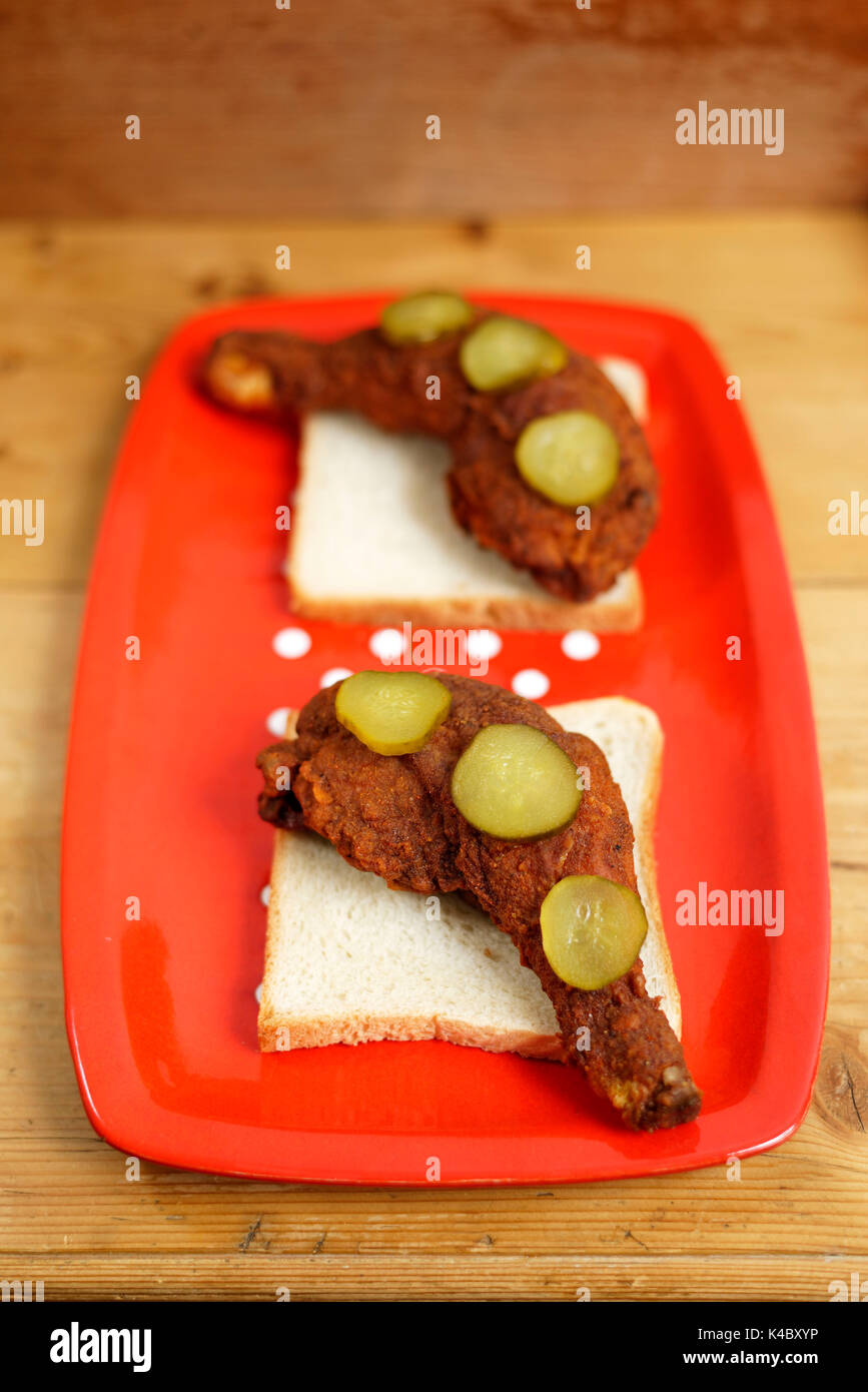 Nashville Hot Chicken Stock Photo - Alamy