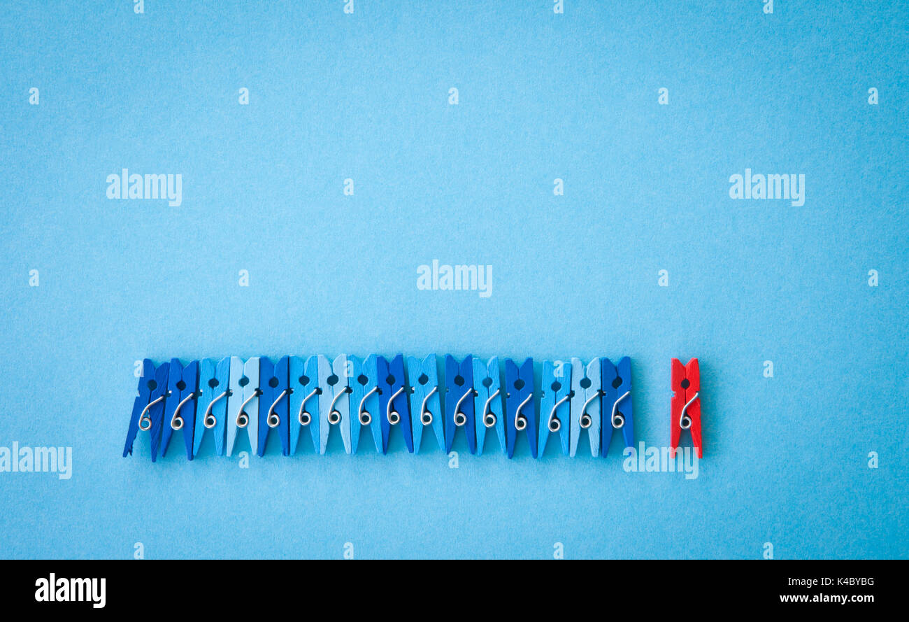 Colorful Clothes Pins Stock Photo - Alamy