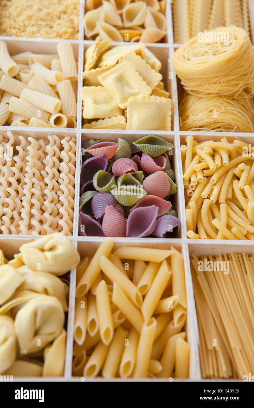 Assortment Of Pasta Stock Photo - Alamy