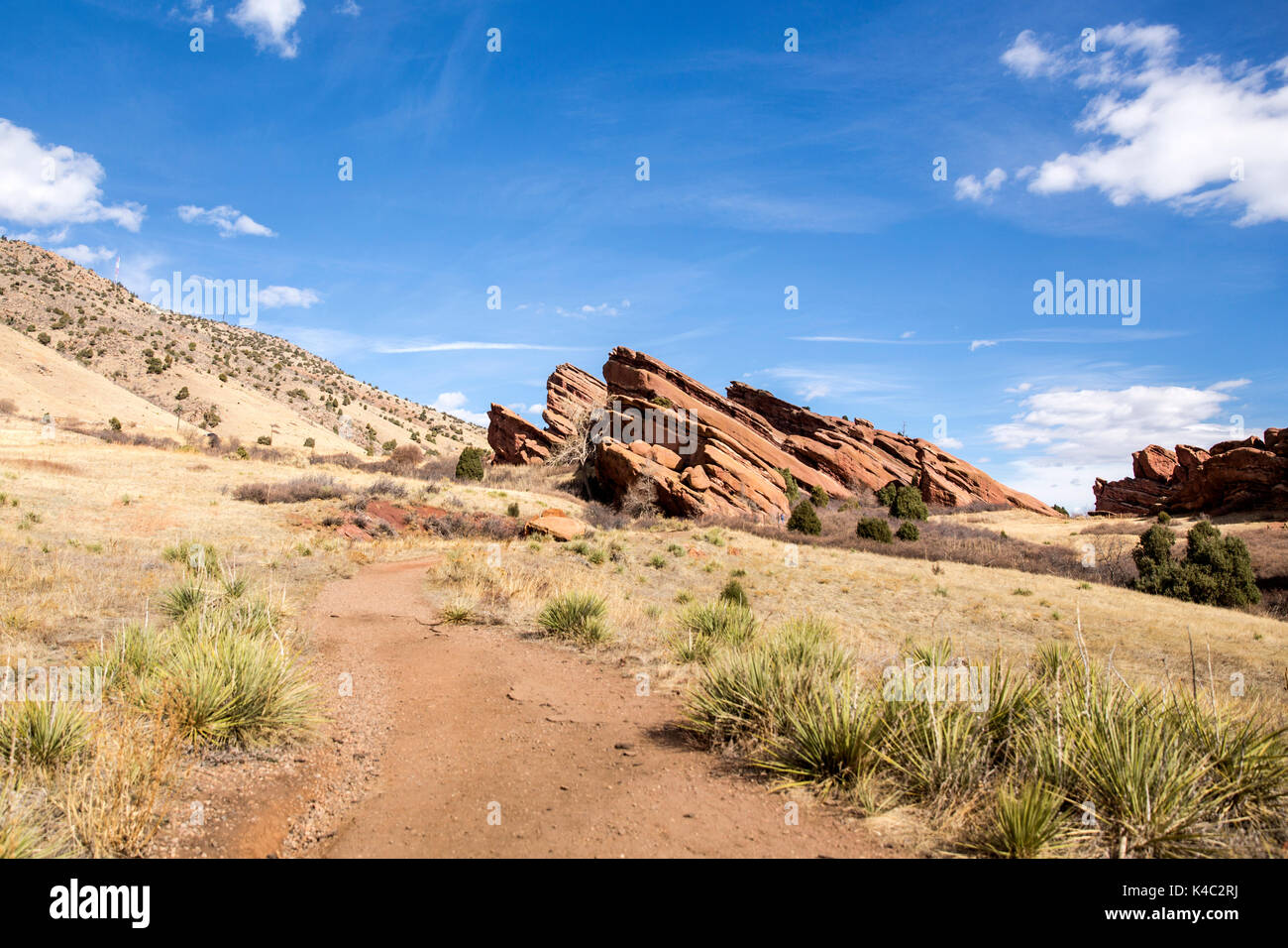 Rock Formation at Red Rocks Park in Denver, Colorado Stock Photo - Alamy