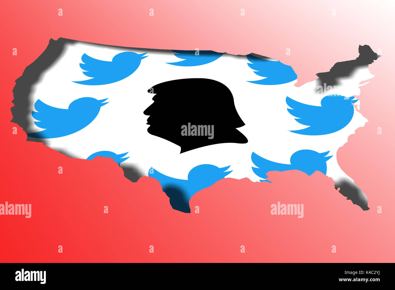 American usa america flag pictogram hi-res stock photography and images ...