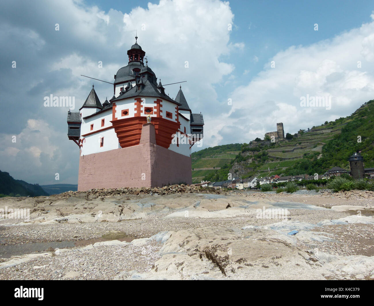 Pfalzgrafenstein Castle On The Island Of Falkenau In The Rhine ...