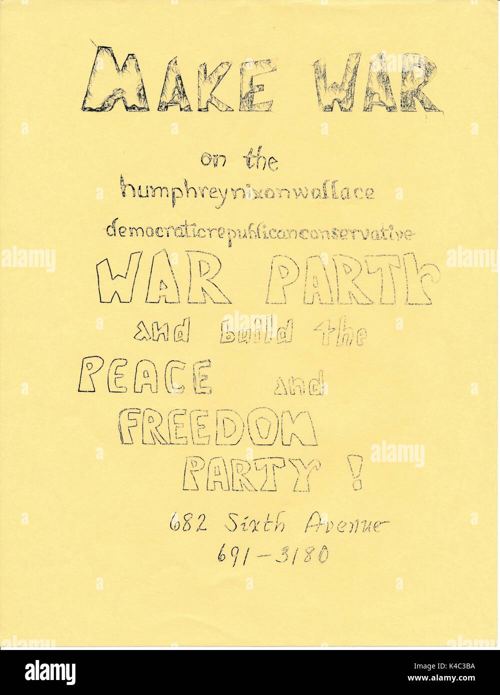 Hand drawn leaflet hi-res stock photography and images - Alamy