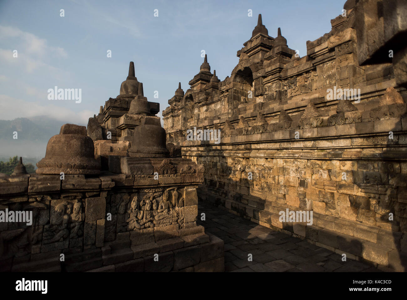 Borobudor temple in Java, Indonesia Stock Photo - Alamy