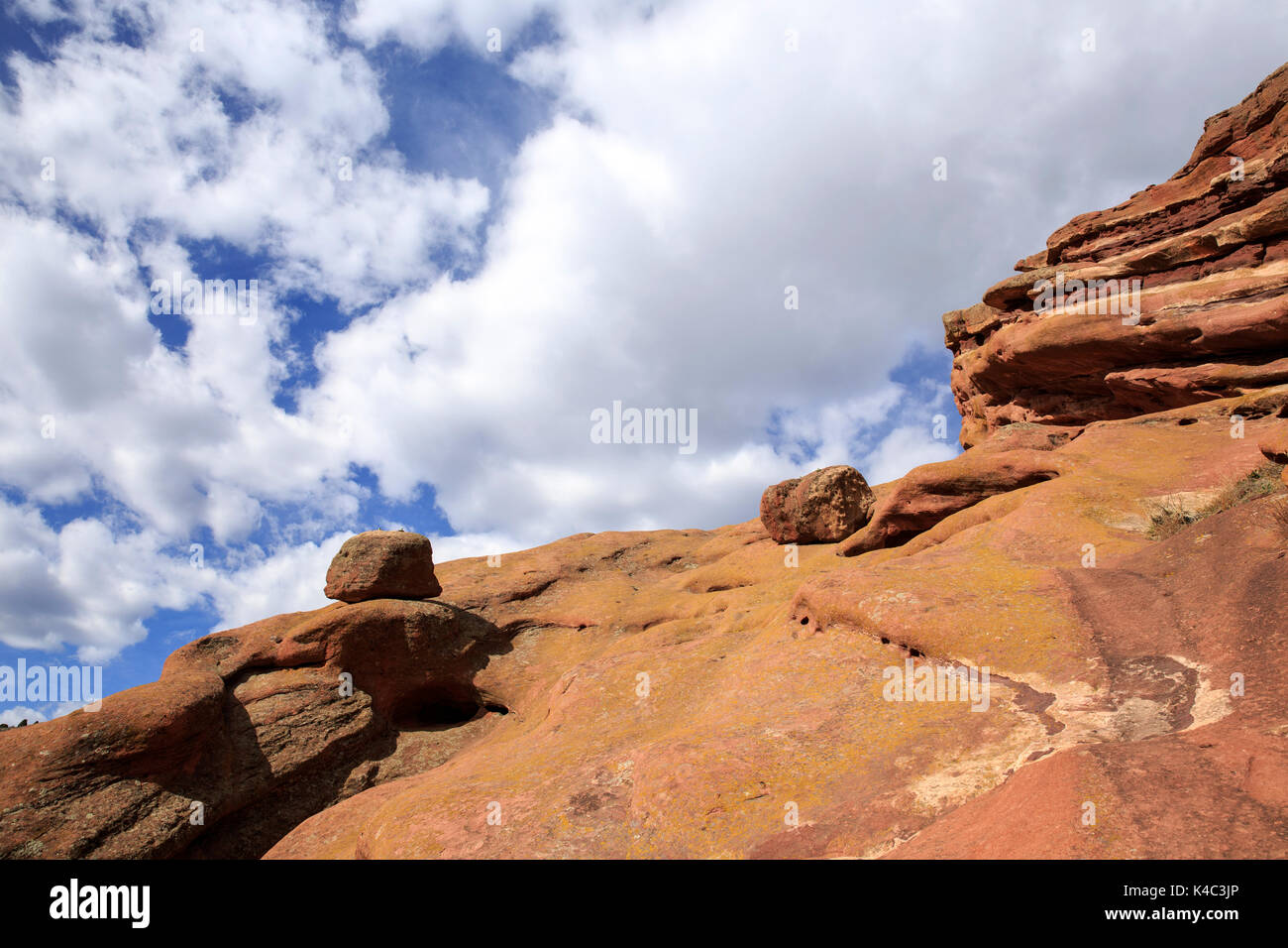 Rock Formation at Red Rocks Park in Denver, Colorado Stock Photo - Alamy