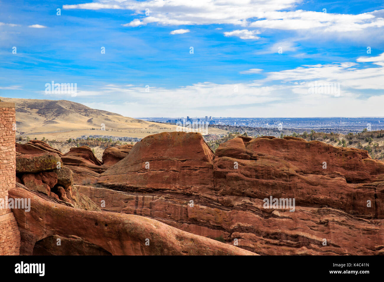 Red rocks amphitheater stage hi-res stock photography and images - Alamy