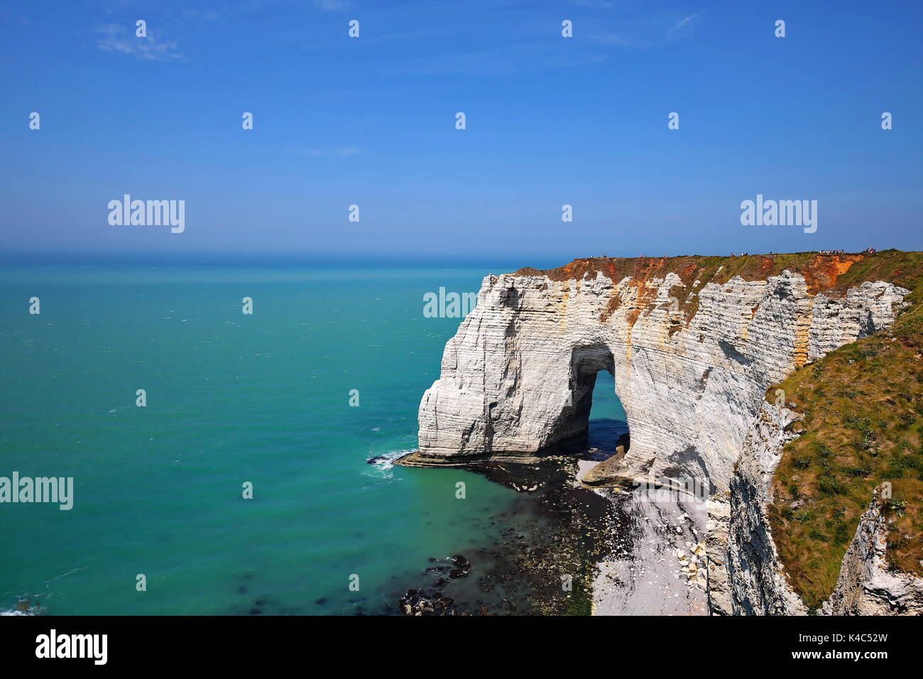 Cliffs Of Etretat Stock Photo - Alamy