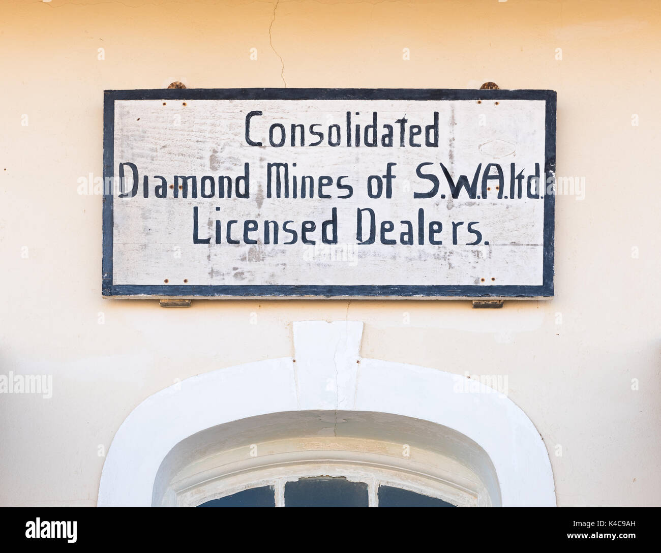 Entrance consolidated diamond mines of south west africa hi-res stock ...
