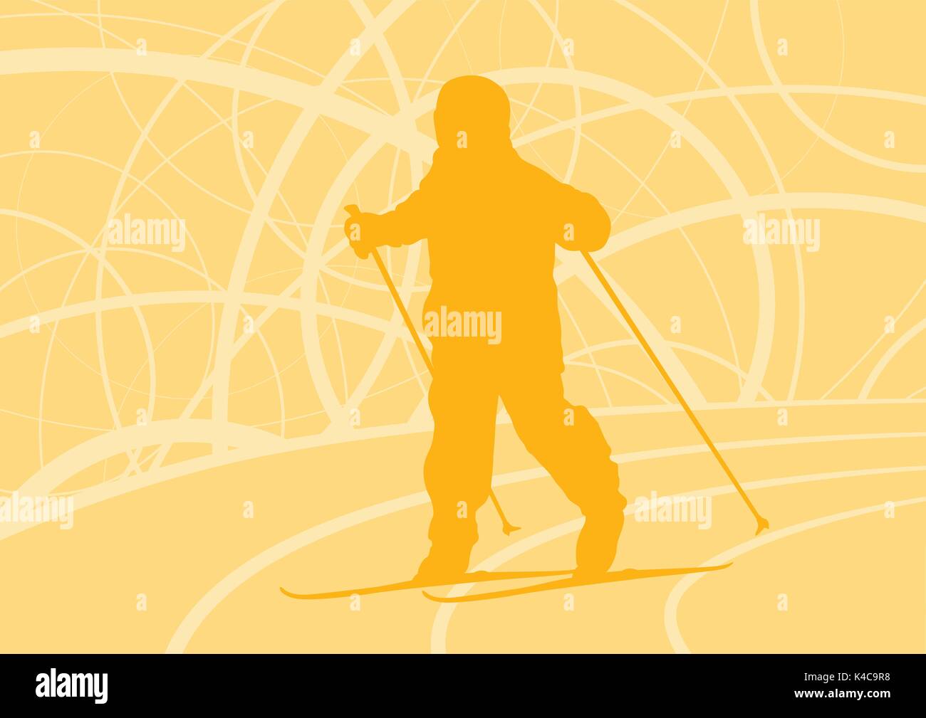 France skiing Stock Vector Images - Alamy