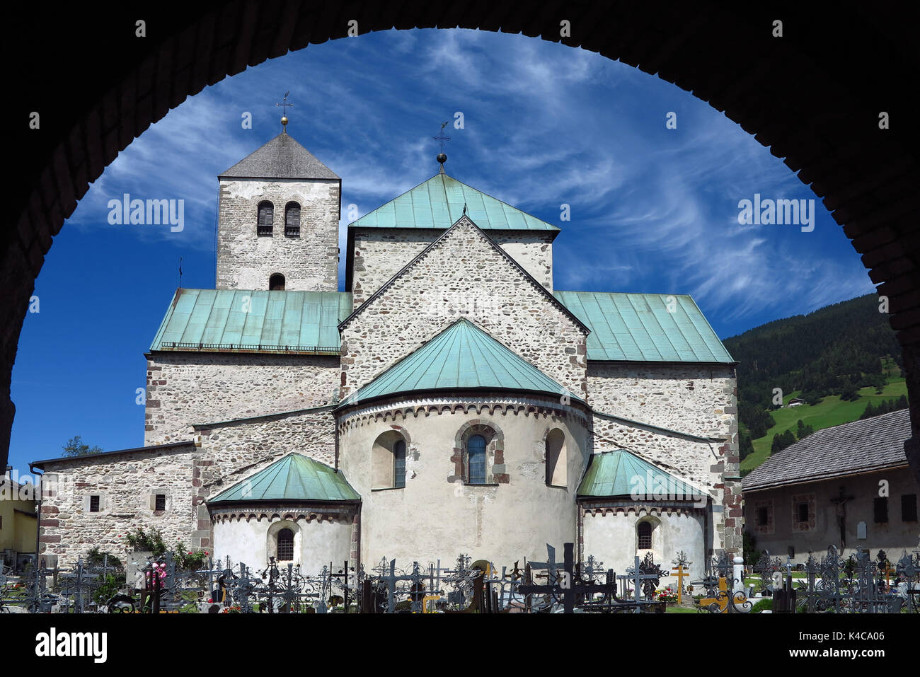 Stiftskirche, church innichen hi-res stock photography and images - Alamy