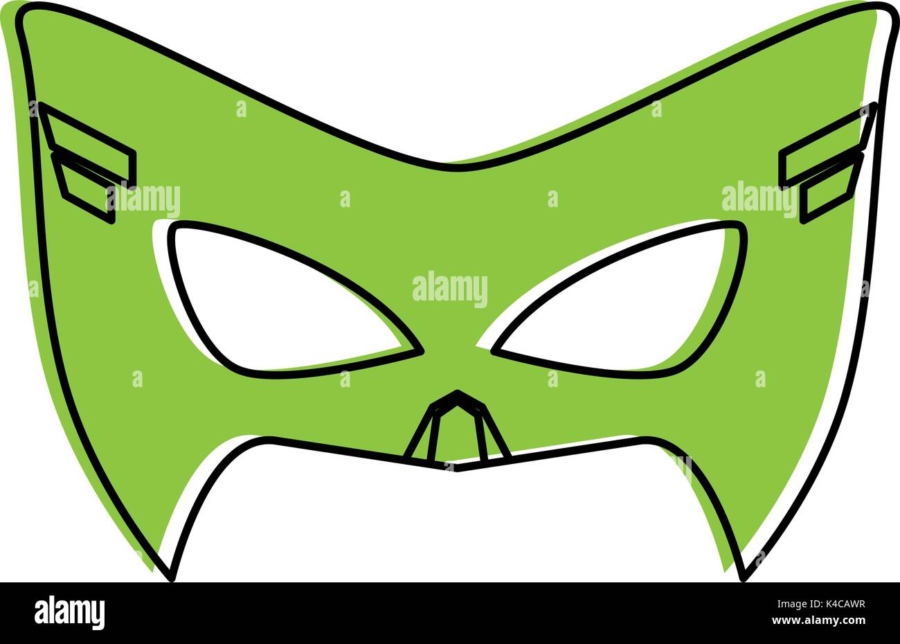 Superman mask Stock Vector Images - Alamy