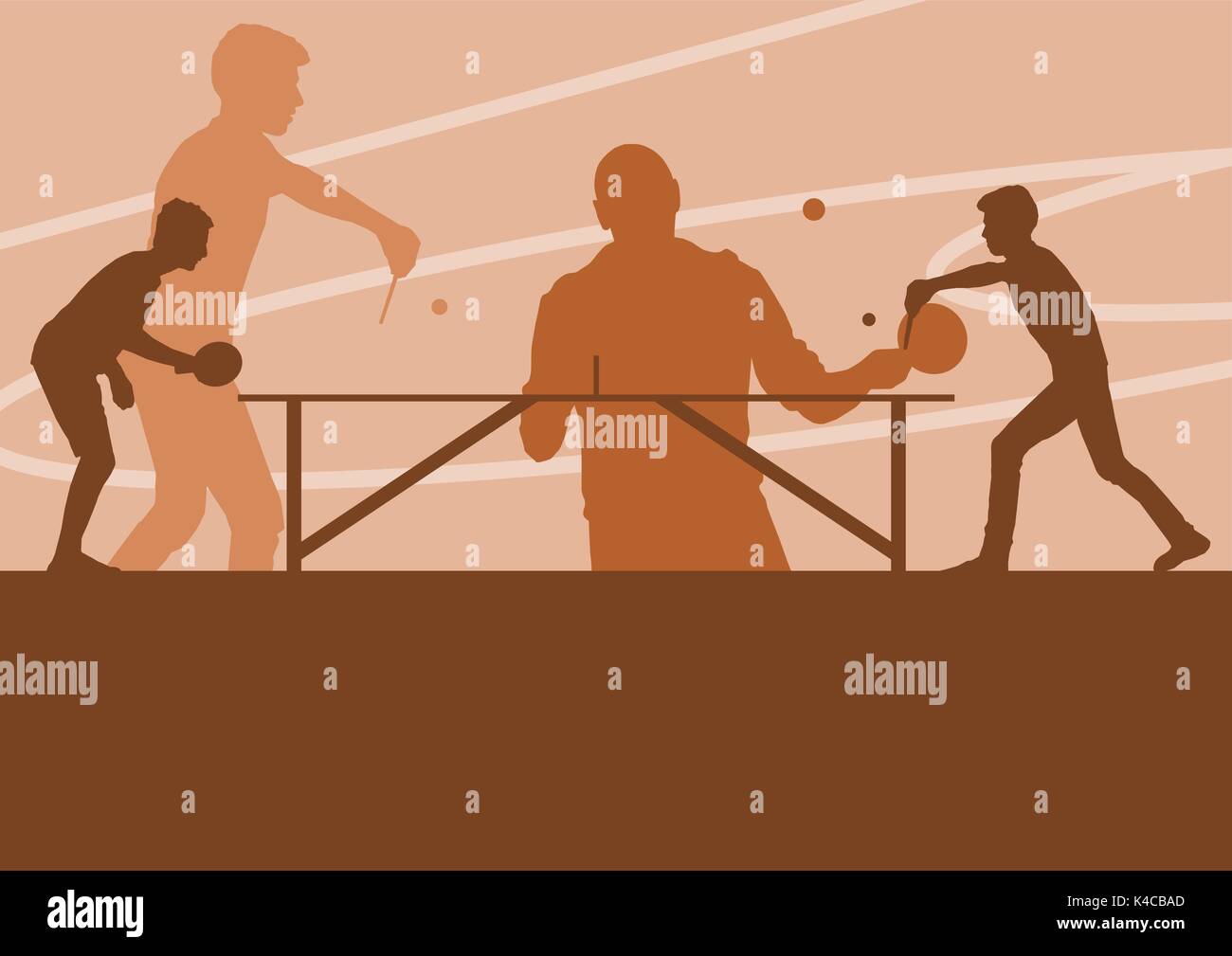 Table tennis player vector abstract background Stock Vector Image & Art ...