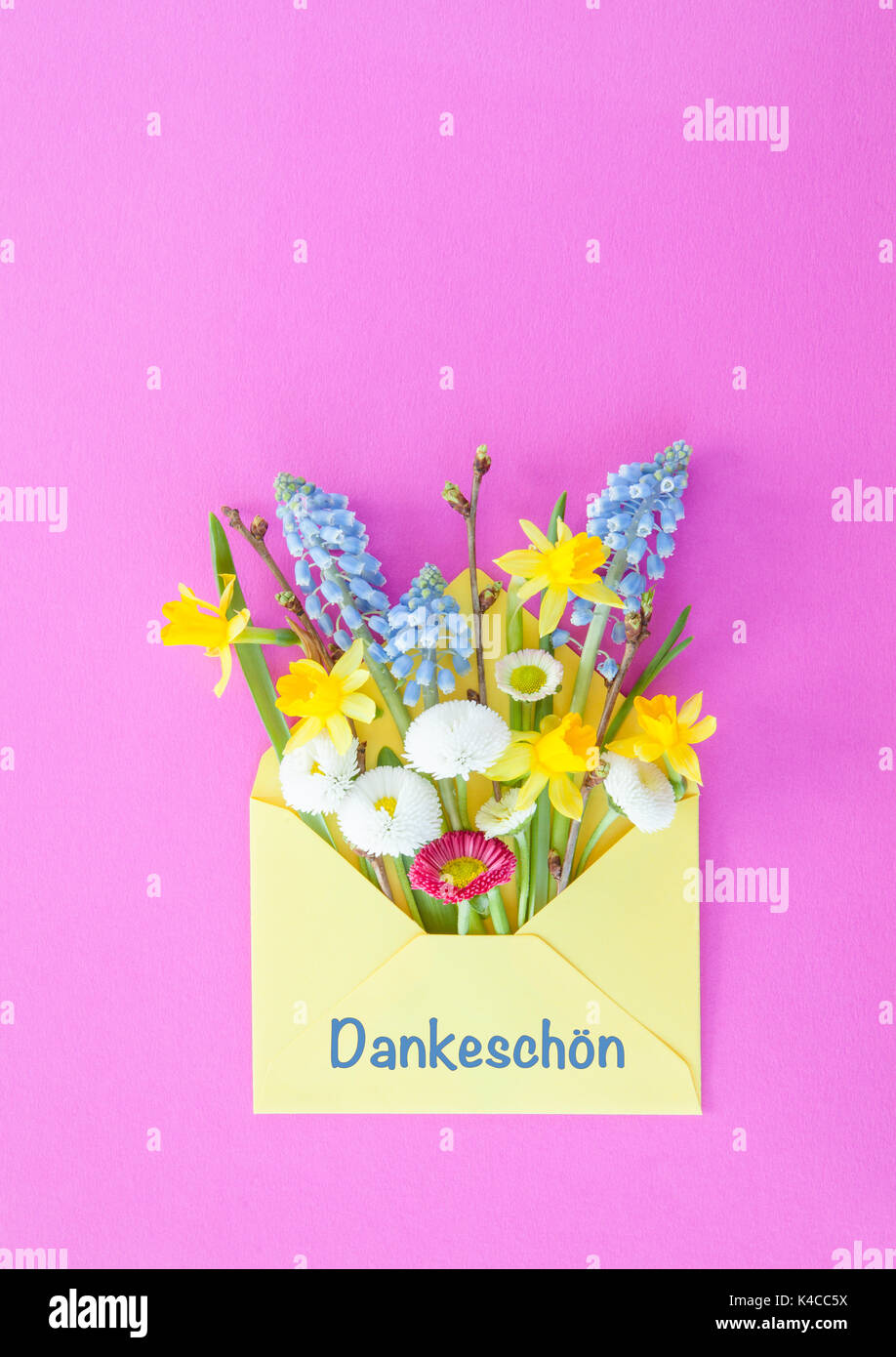 Thank You Card Stock Photo - Alamy