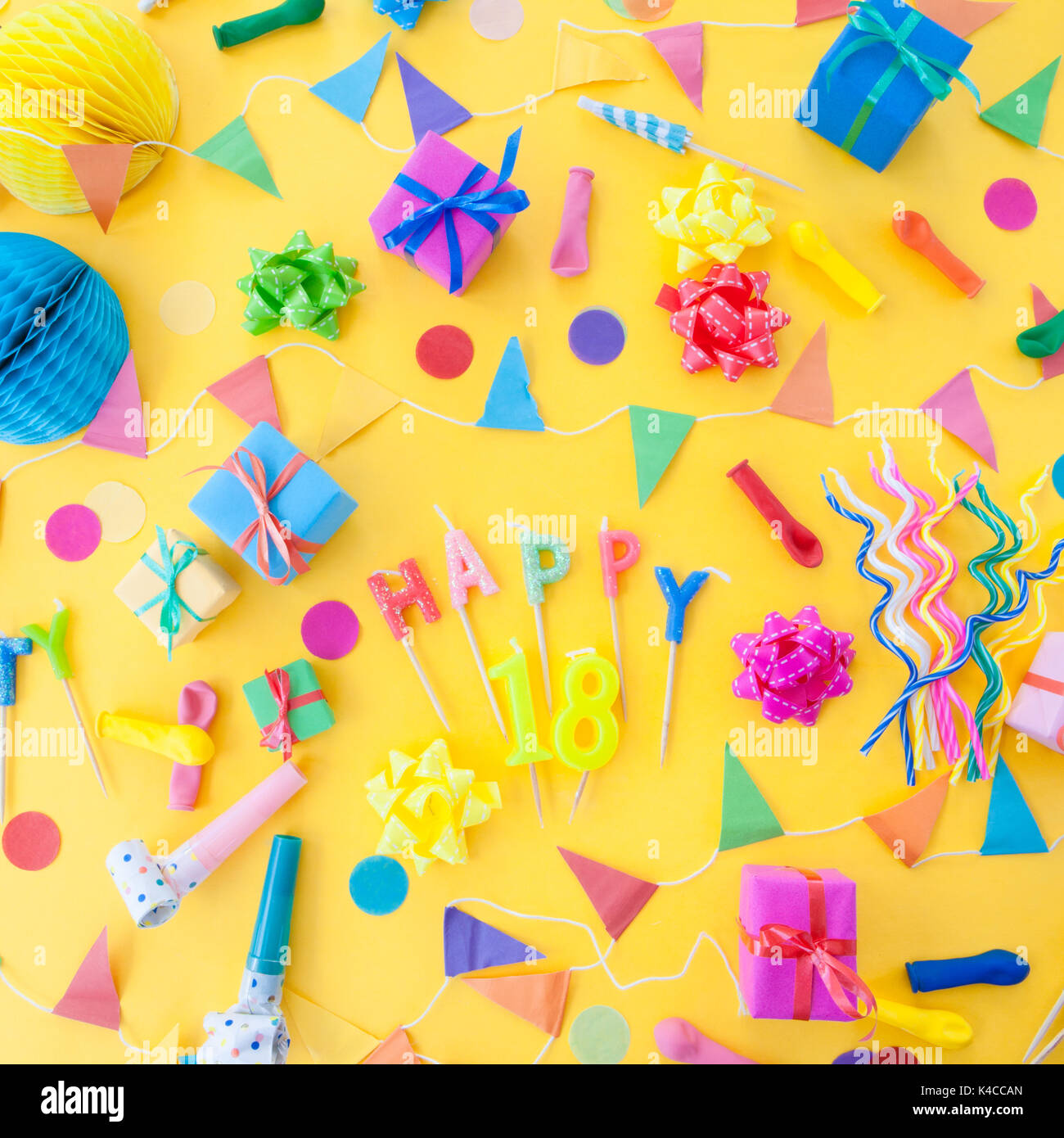 Colorful Party Props Stock Photo - Alamy