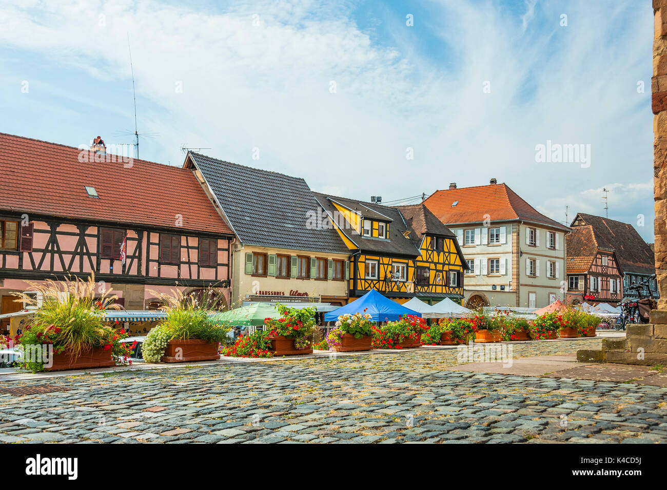 Rosheim, Picturesque Village, At The Scenic Route Of Vine Alsatian ...
