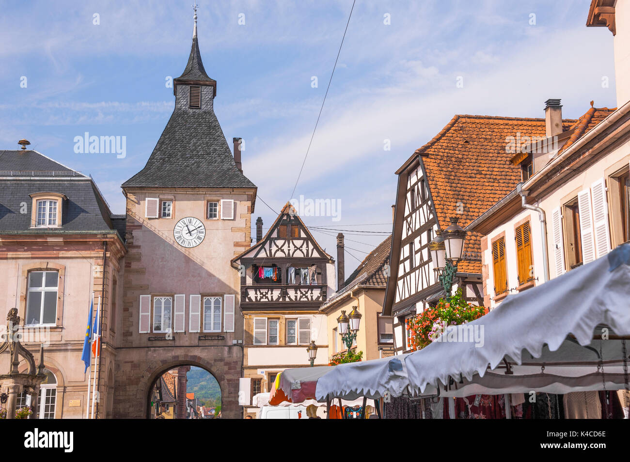 Rosheim, Picturesque Village, At The Scenic Route Of Vine Alsatian ...