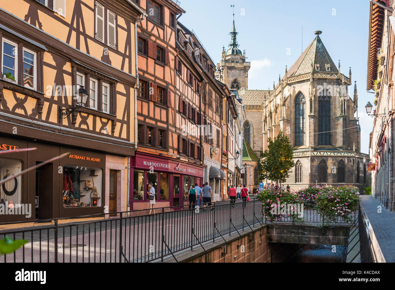 Colmar, Scenic Picturesque Town, At The Scenic Route Of Vine Alsatian ...