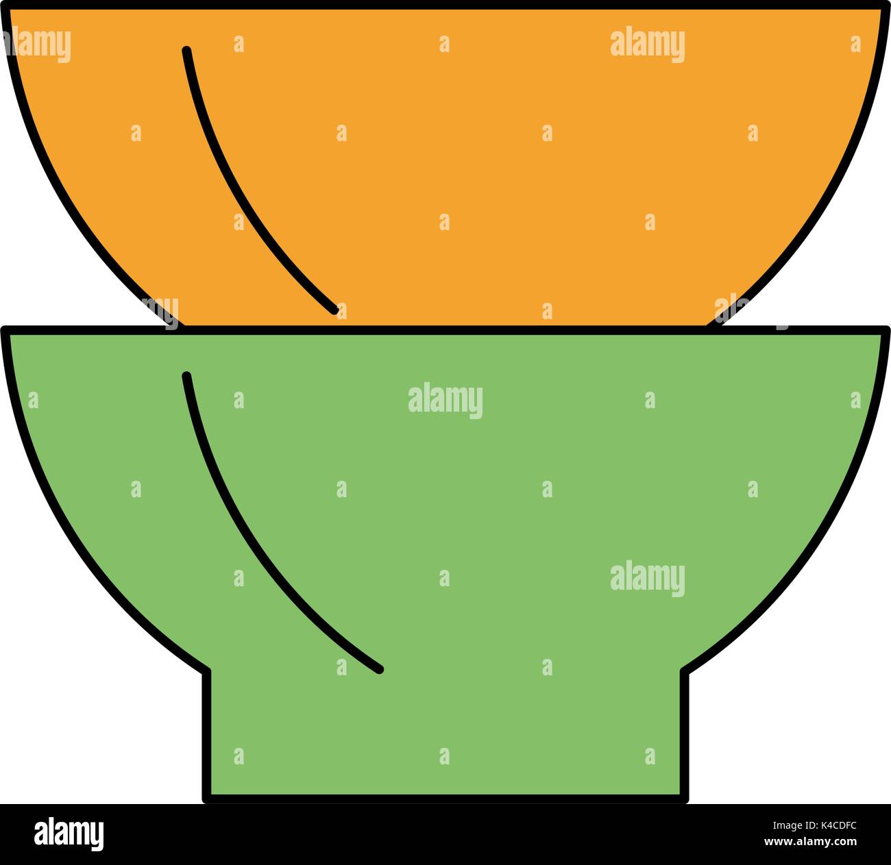 Clean bowls Stock Vector Images - Alamy