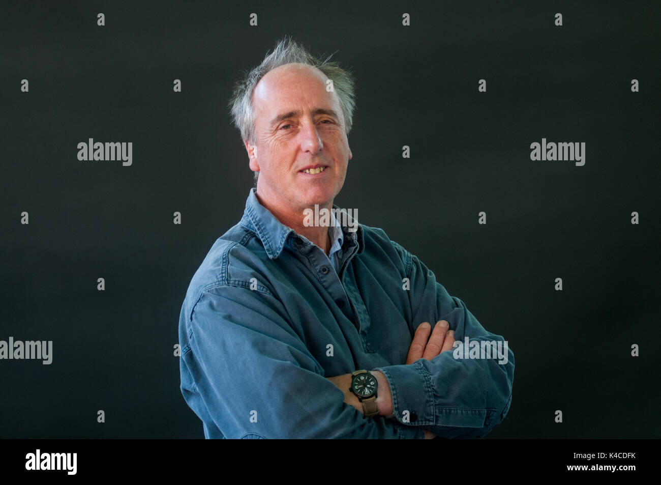 English author Adam Nicolson attends a photocall during the Edinburgh ...