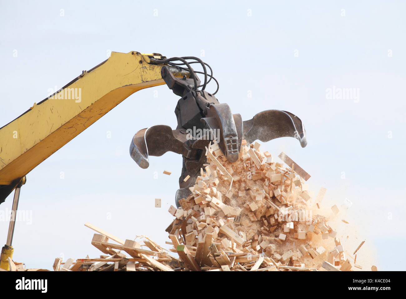 Wooden garbage hi-res stock photography and images - Alamy