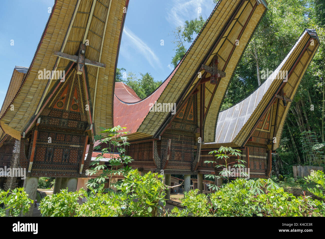 3 three indonesian rice barns hi-res stock photography and images - Alamy
