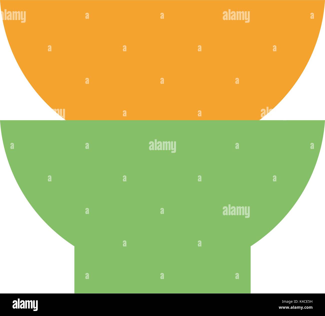 Two round bowls Stock Vector Images - Alamy