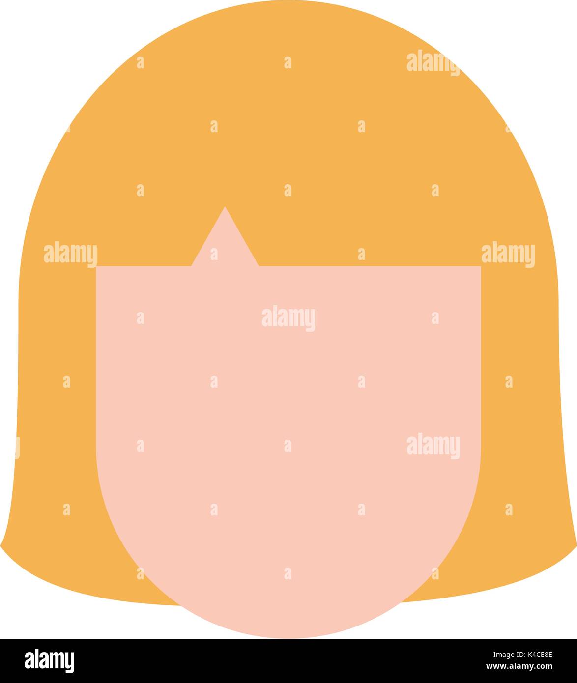 blonde woman avatar icon image Stock Vector Image & Art - Alamy
