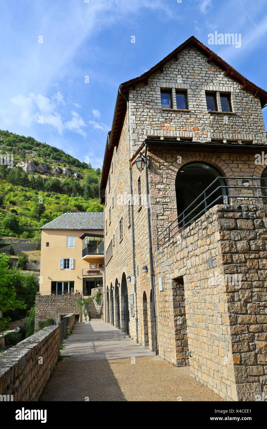 Sainte Enimie France Village Stock Photos & Sainte Enimie France ...