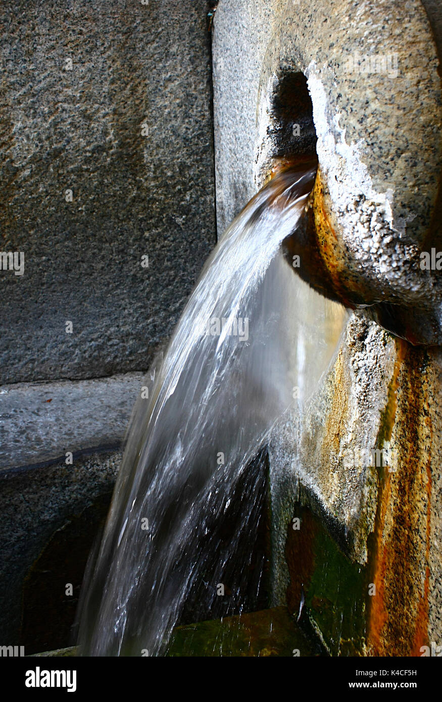 Bollente of Acqui Terme. Natural source of curative thermal water ...