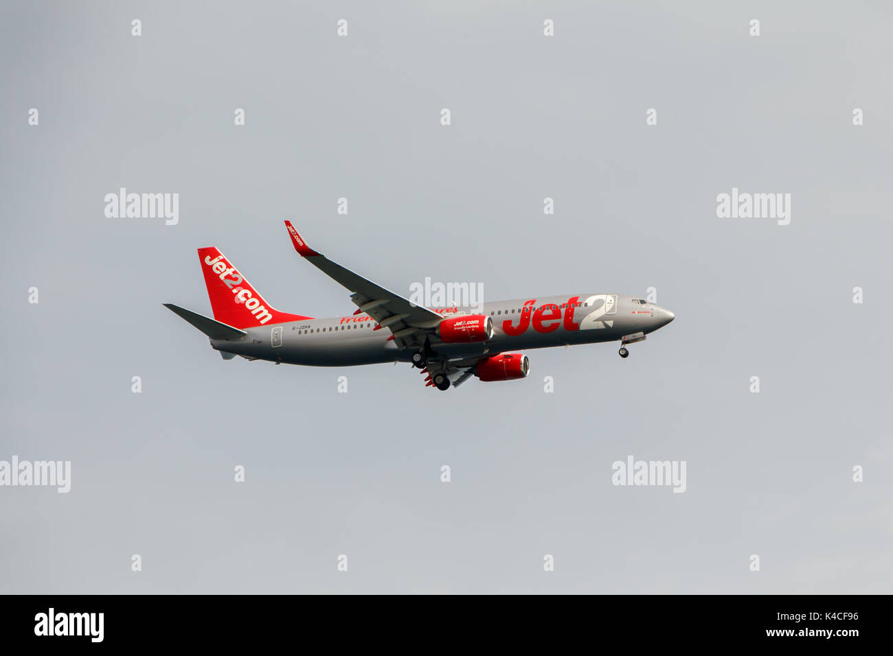 IBIZA, SPAIN - CIRCA 2017: Passenger Aircraft in Jet 2 Livery. Boeing ...