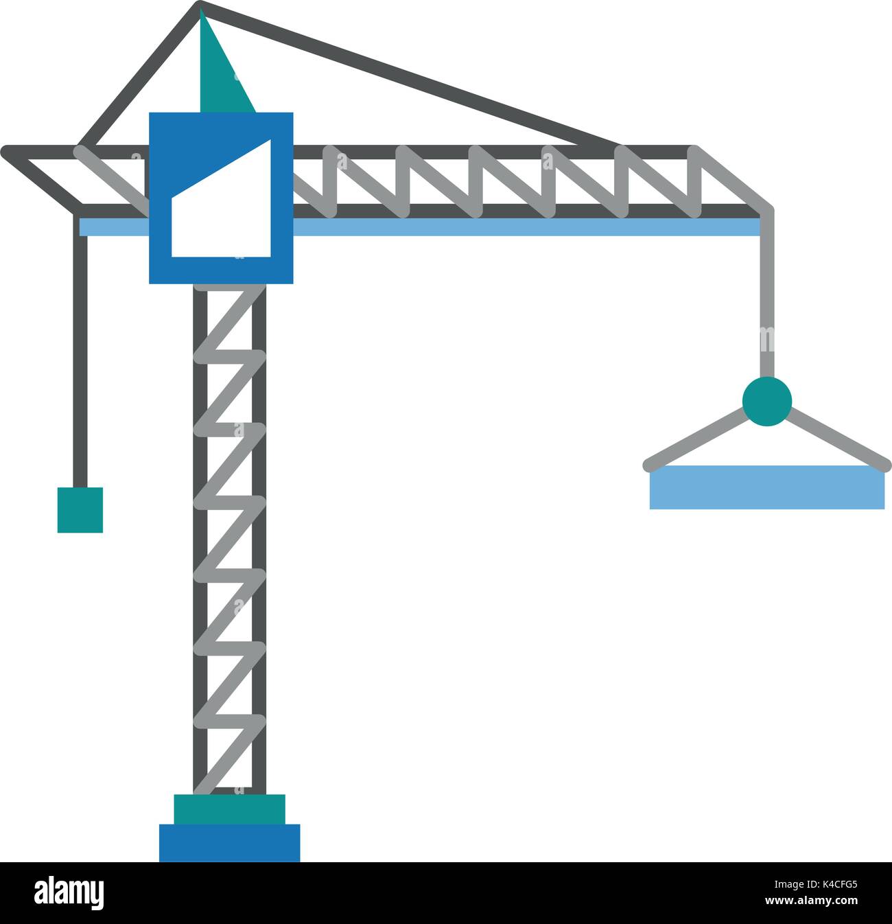 Crane truck icon image vector Cut Out Stock Images & Pictures - Alamy