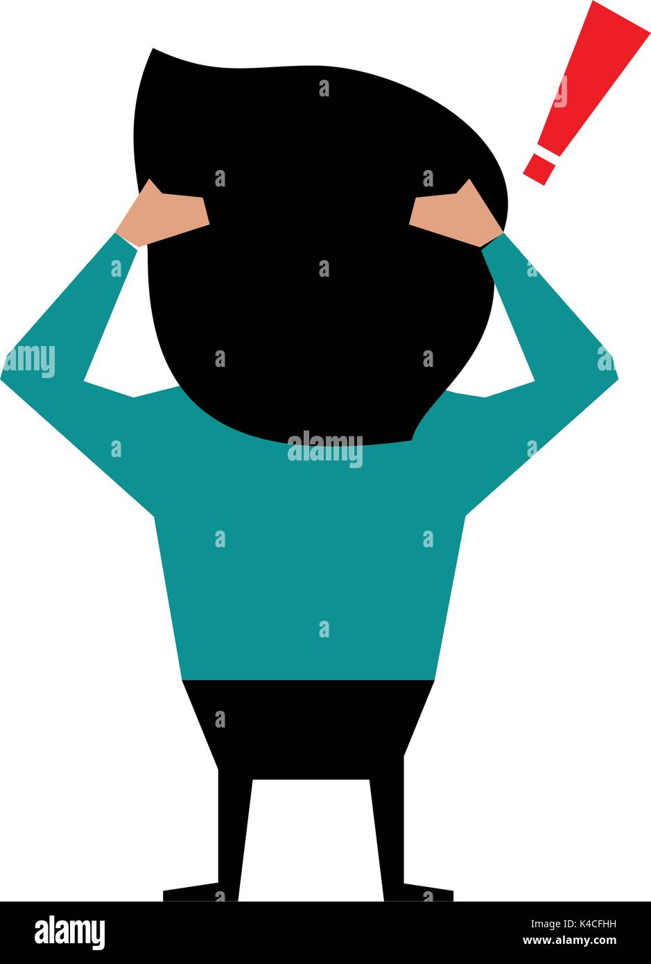 man cartoon backside icon image Stock Vector Image & Art - Alamy