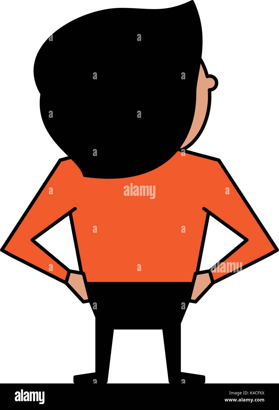 People backside Stock Vector Images - Alamy