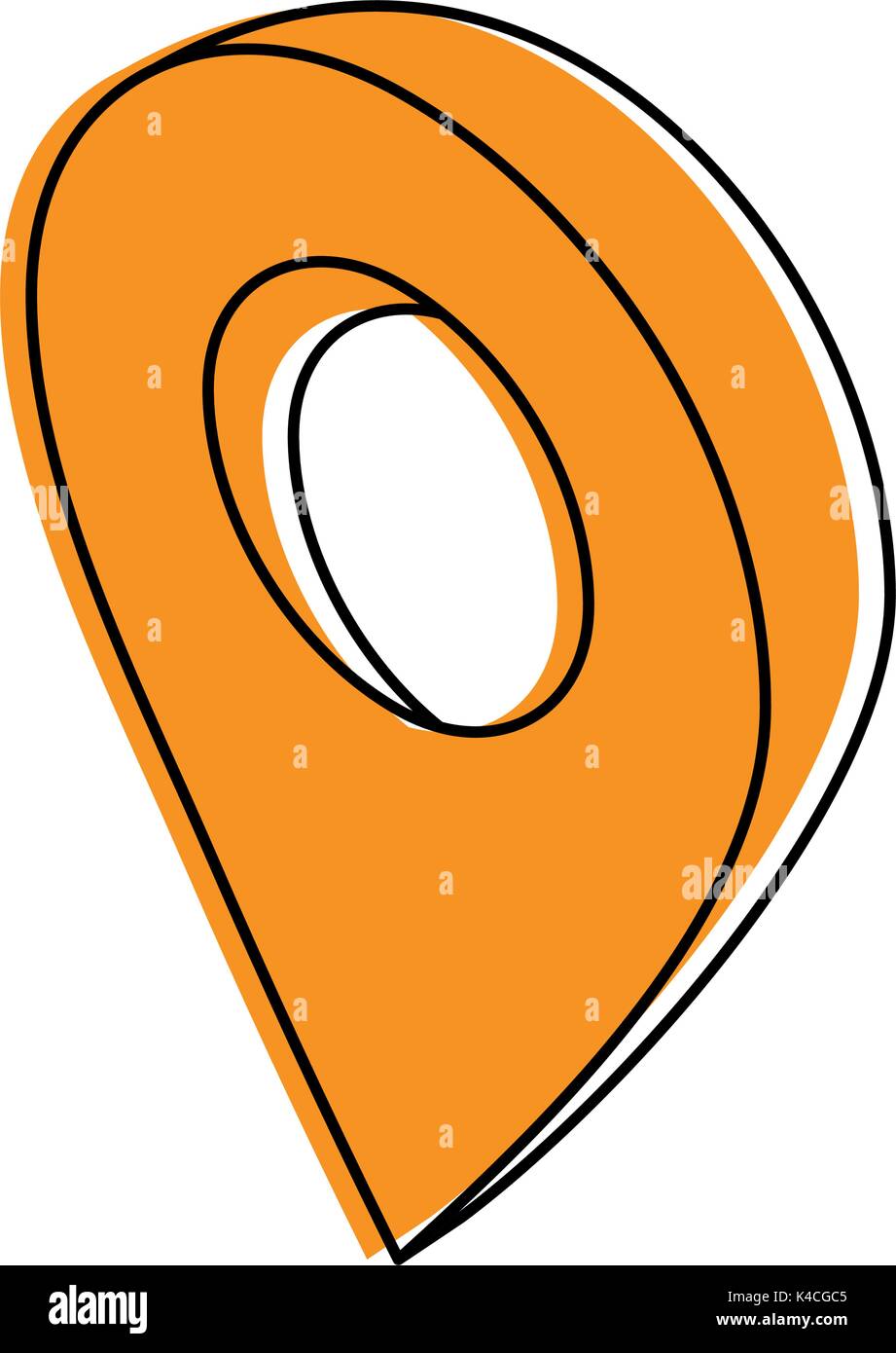 gps location pin icon image Stock Vector Image & Art - Alamy