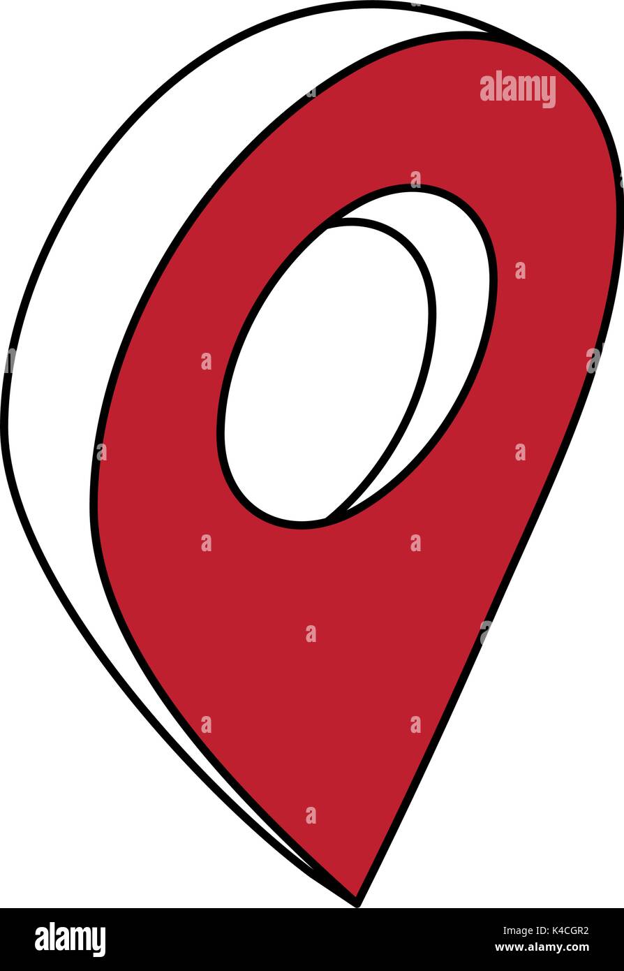 gps location pin icon image Stock Vector Image & Art - Alamy