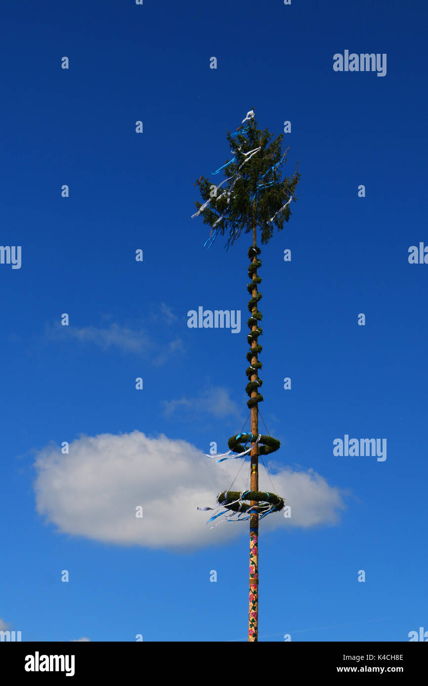 Village feast maypole hi-res stock photography and images - Alamy