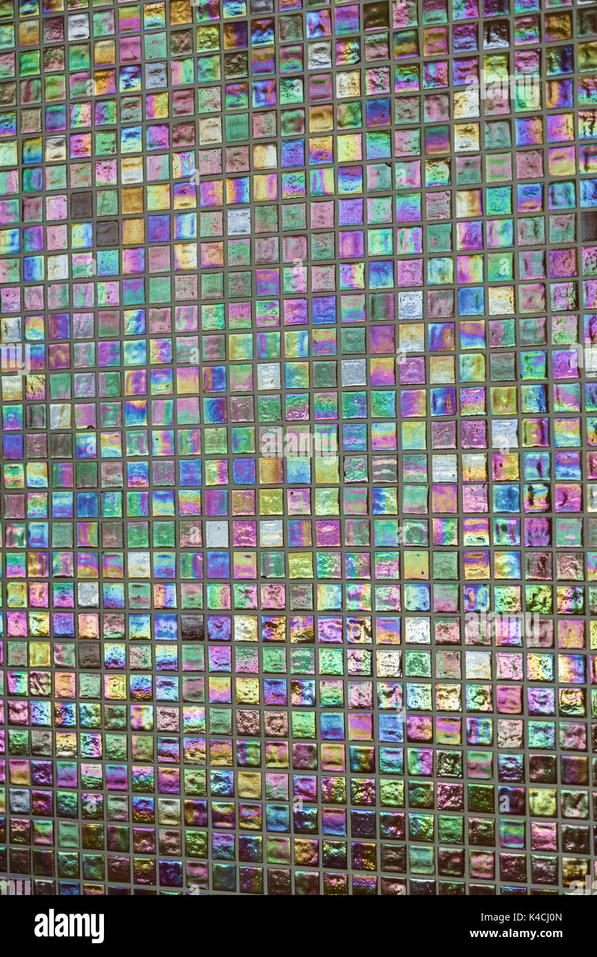 Rainbow colored tiles Stock Photo - Alamy