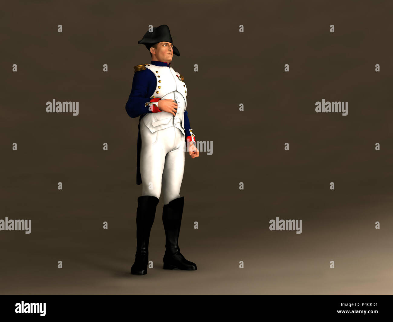 3d illustration of Napoleon Bonaparte Stock Photo - Alamy
