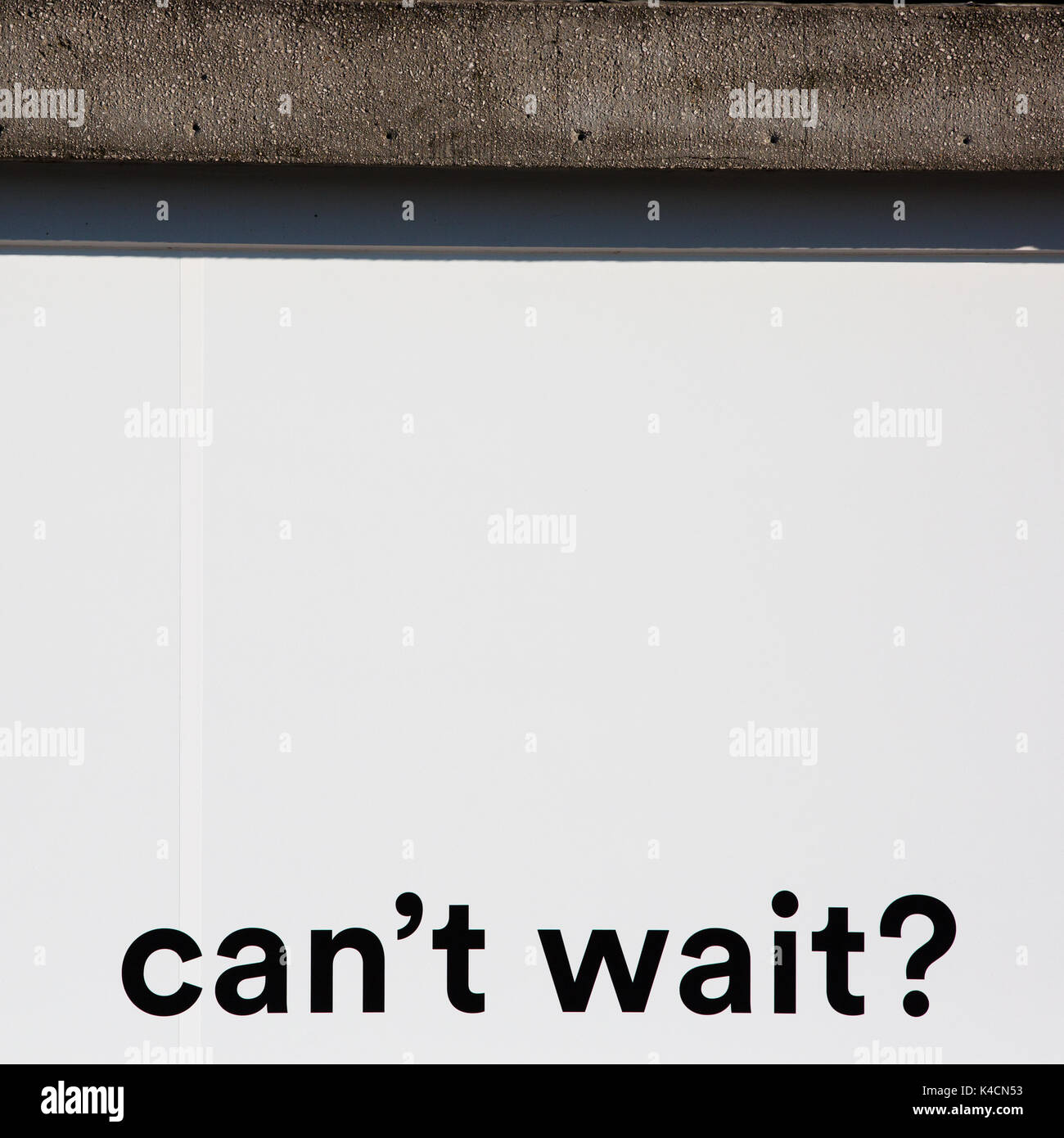 Question, Impatience, Waiting, English Stock Photo - Alamy