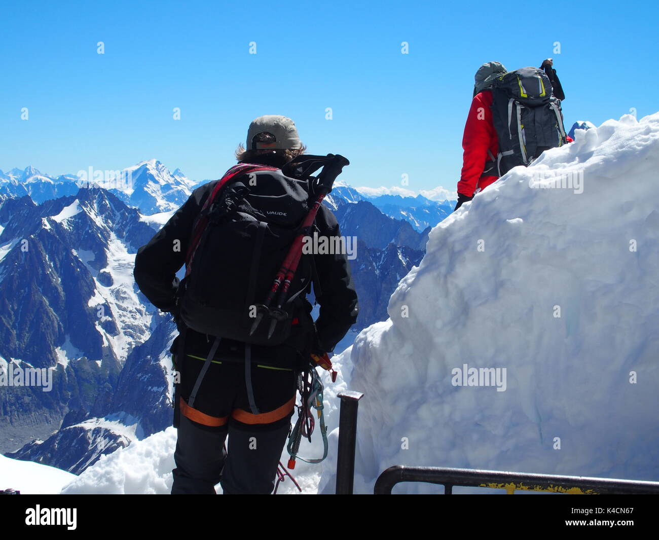 Two alpinists mountaineer climber hi-res stock photography and images ...