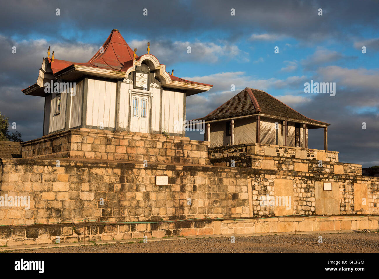 Royal tombs at The Rova of Antananarivo, Royal palace complex ...