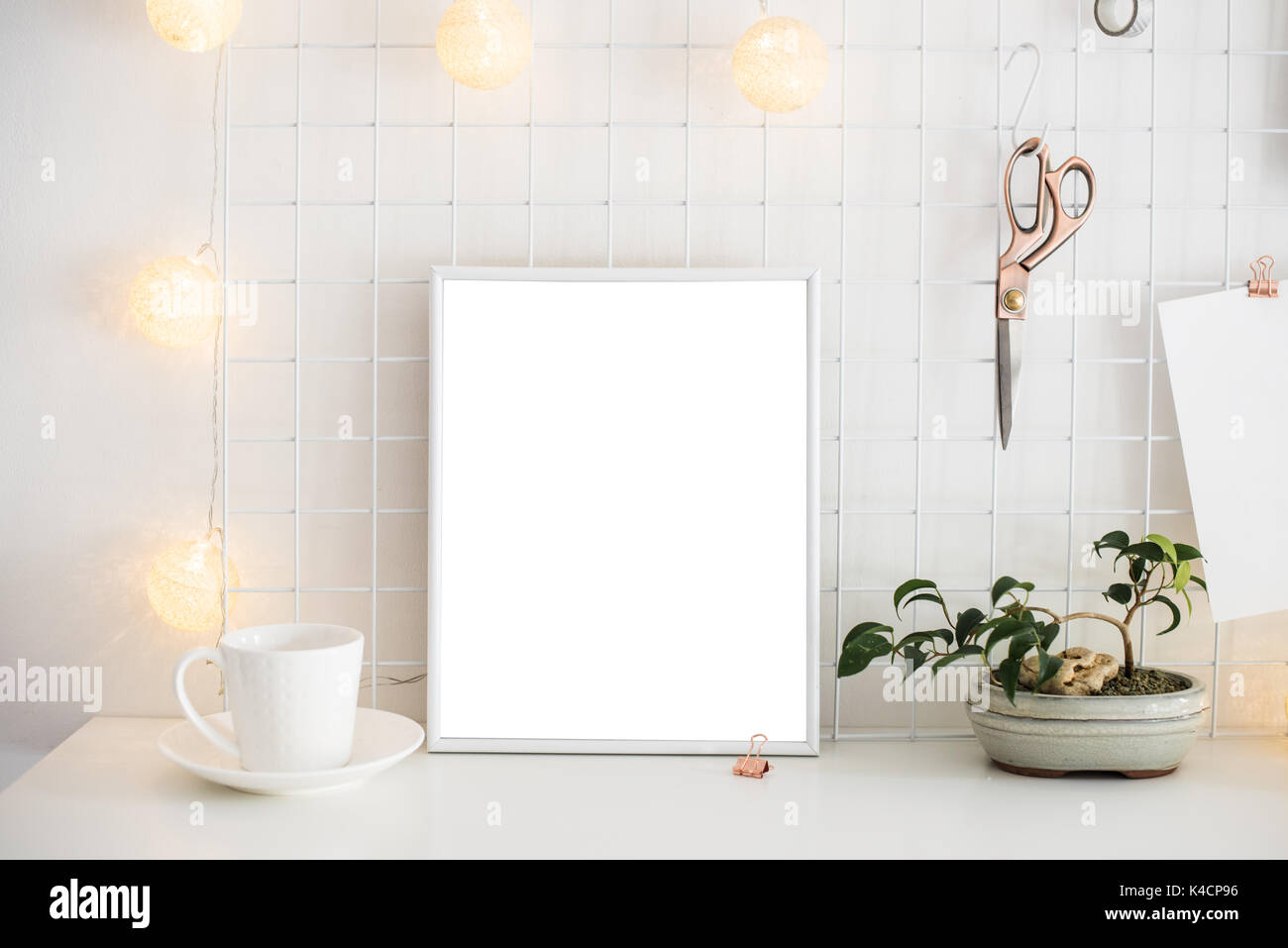 Tidy office desk frame hi-res stock photography and images - Alamy