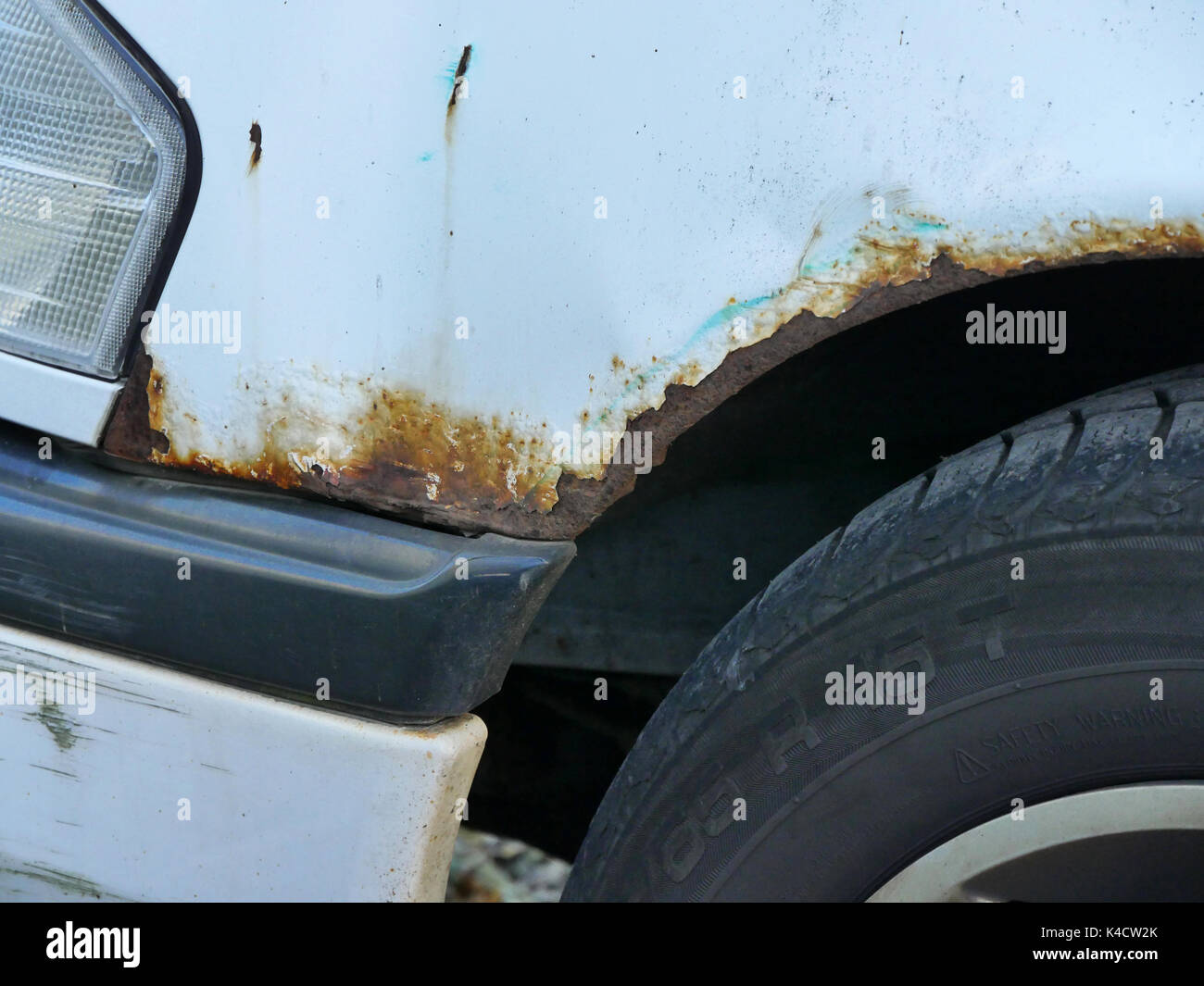 Rust On A Car Stock Photo - Alamy